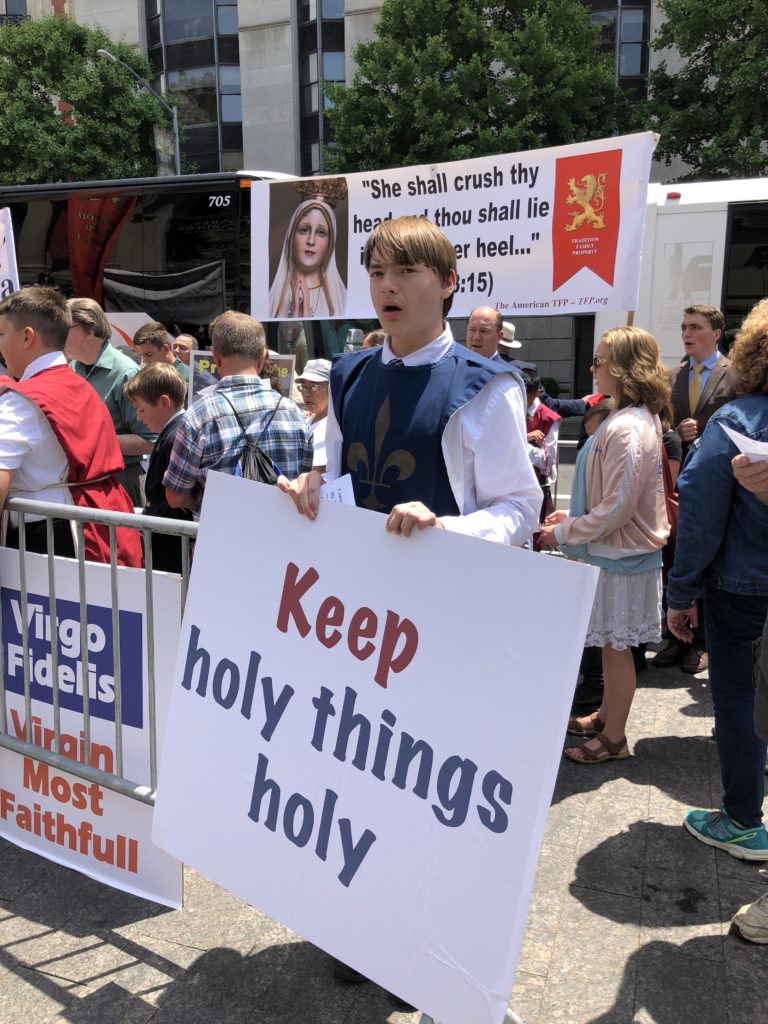Protest at the Met: It Feels Good to Be Catholic Again! - Return to Order