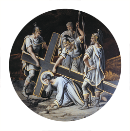 Seventh Station-Jesus Falls the Second Time